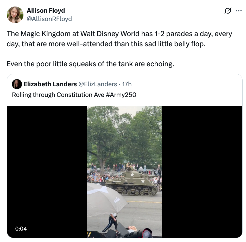 The Internet Is Truly Losing It Over This Squeaky Tank At Trump's ...