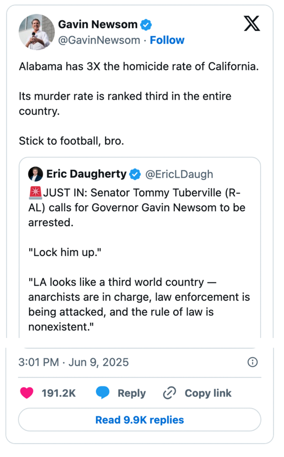 Gavin Newsom Best Tweets Roasting MAGA And Trump