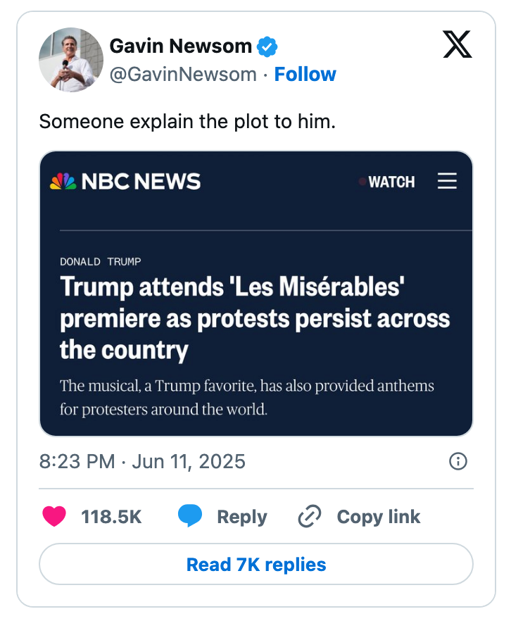 Gavin Newsom Best Tweets Roasting MAGA And Trump