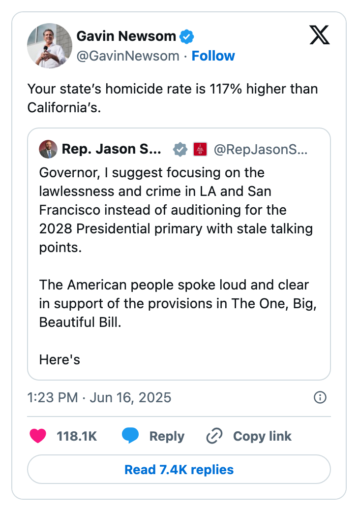 Gavin Newsom Best Tweets Roasting MAGA And Trump