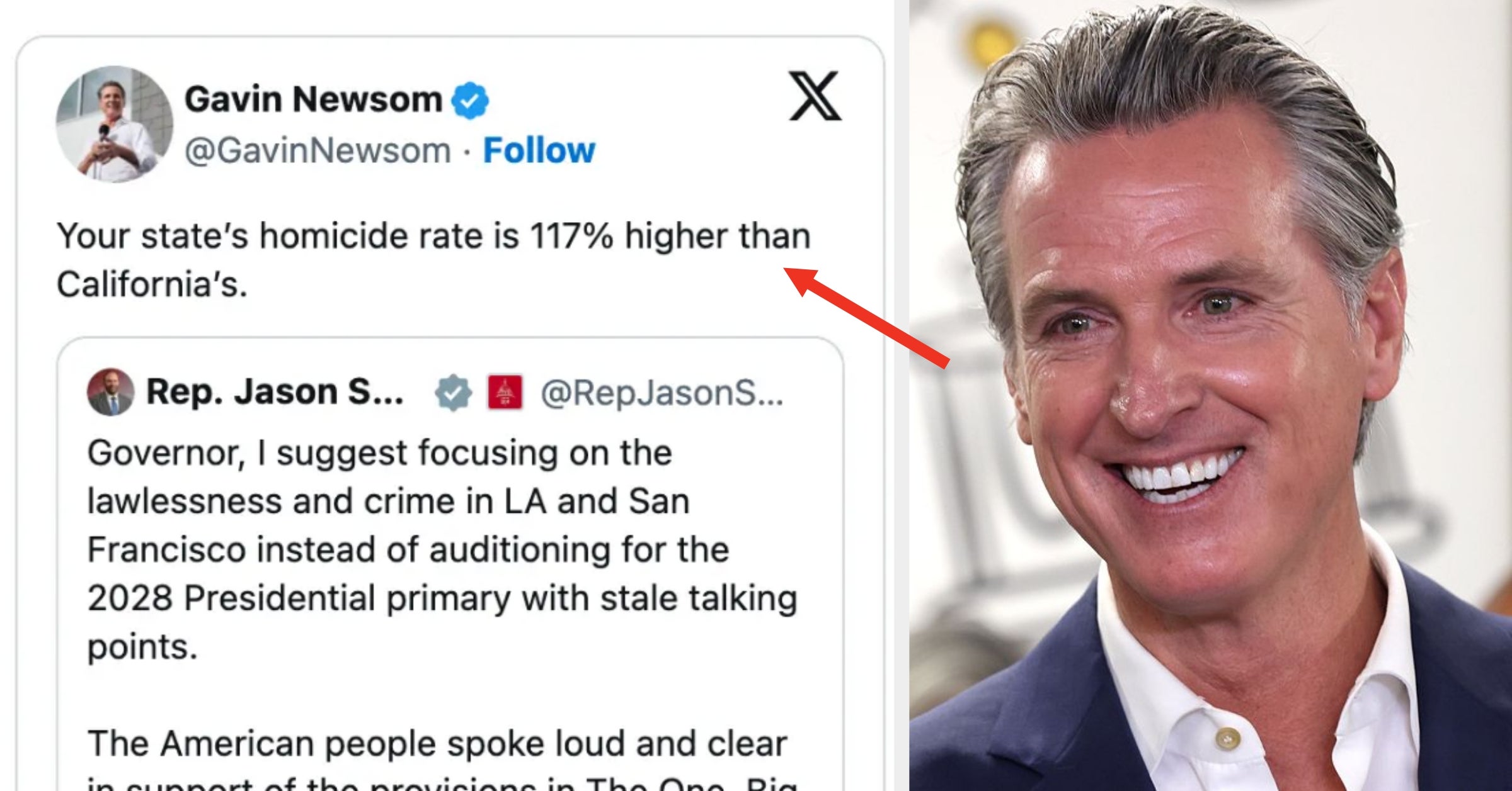 Gavin Newsom Best Tweets Roasting MAGA And Trump