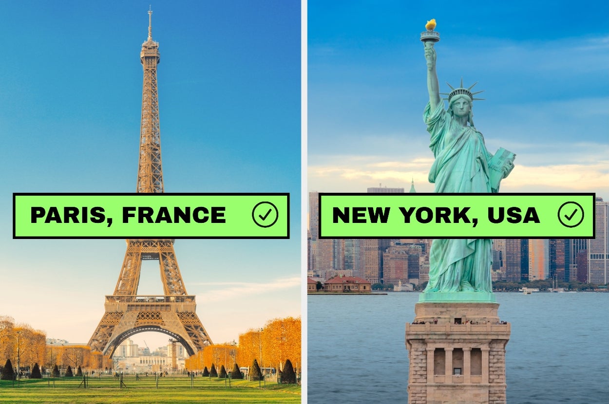 If You Can Locate Even 15/35 Of These Famous Landmarks, You Officially ...