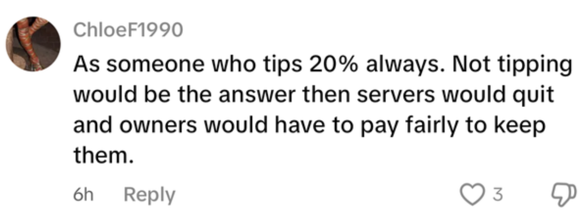 Tipping Debate Erupts After TikTok Waitress Is Fired