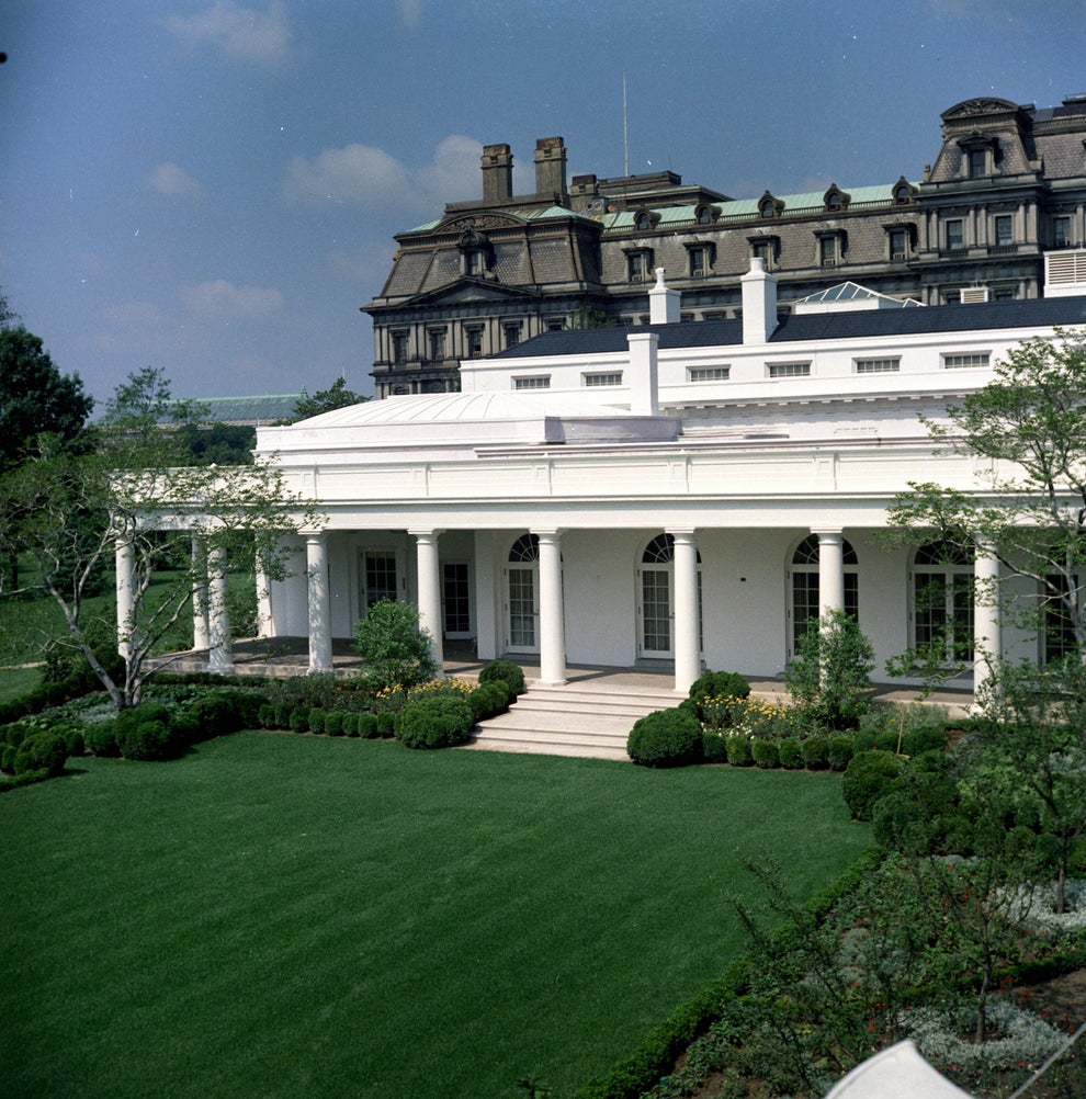 Photos Of The White House Rose Garden Through History