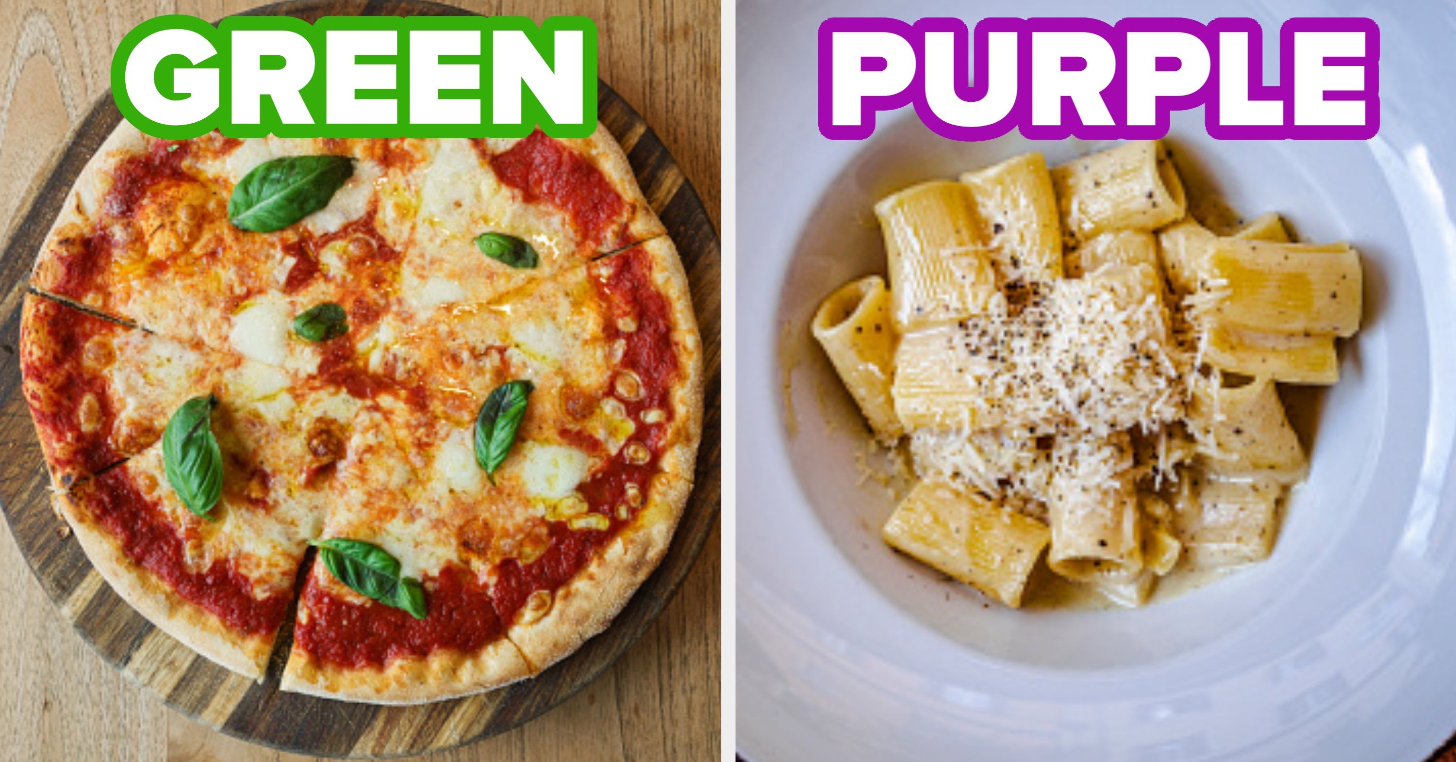 Guess My Favorite Color Food Quiz