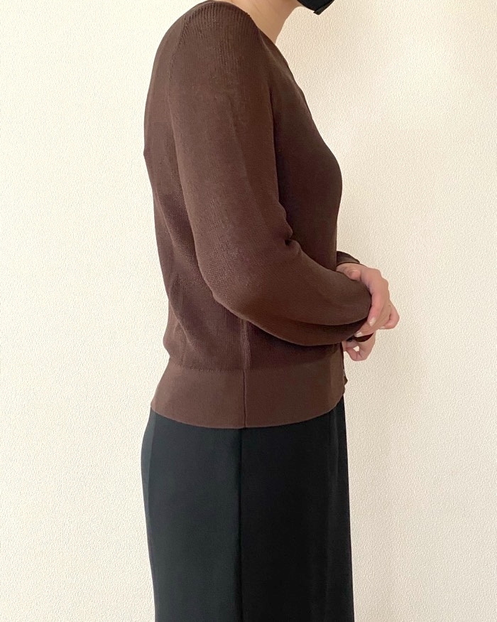 【GU】ほんのり透け感がオシャレ〜！2290円→1490円の「涼しげカーディガン」冷房やUV対策に大活躍なの！《着用レビュー》【画像・動画】