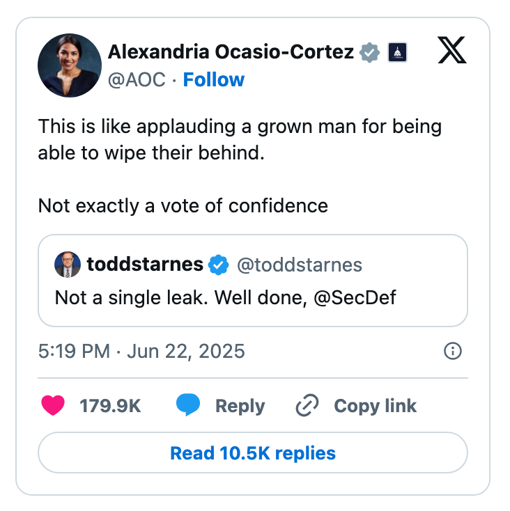 Best Political Tweets 6-27-2025