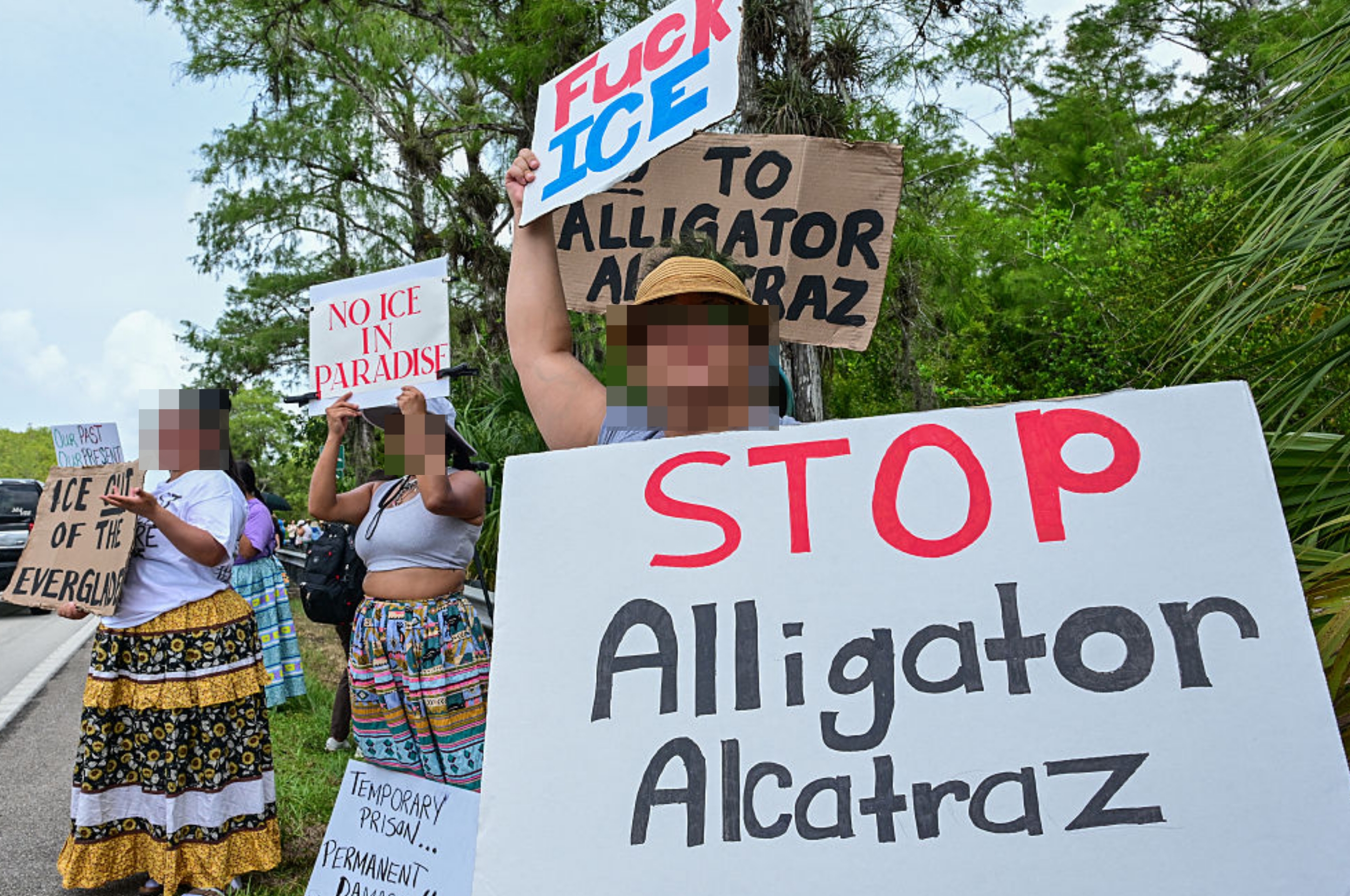 Alligators In ICE Hats AI Image Reactions