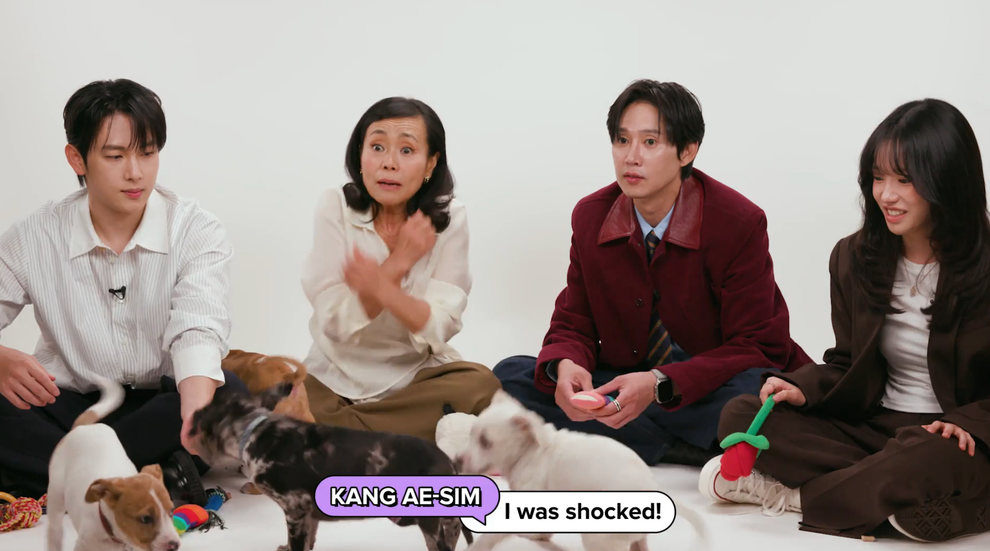 Squid Game Cast Puppy Interview