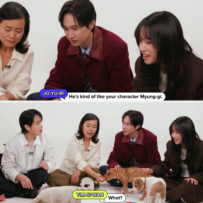 Squid Game Cast Puppy Interview