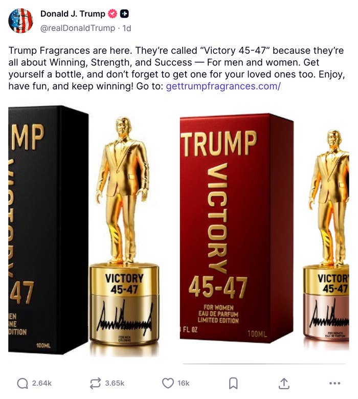 Trump Perfumes And Colognes Reactions