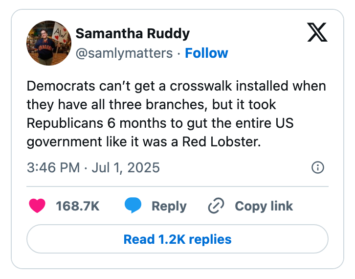 Best Political Tweets 7-3-2025