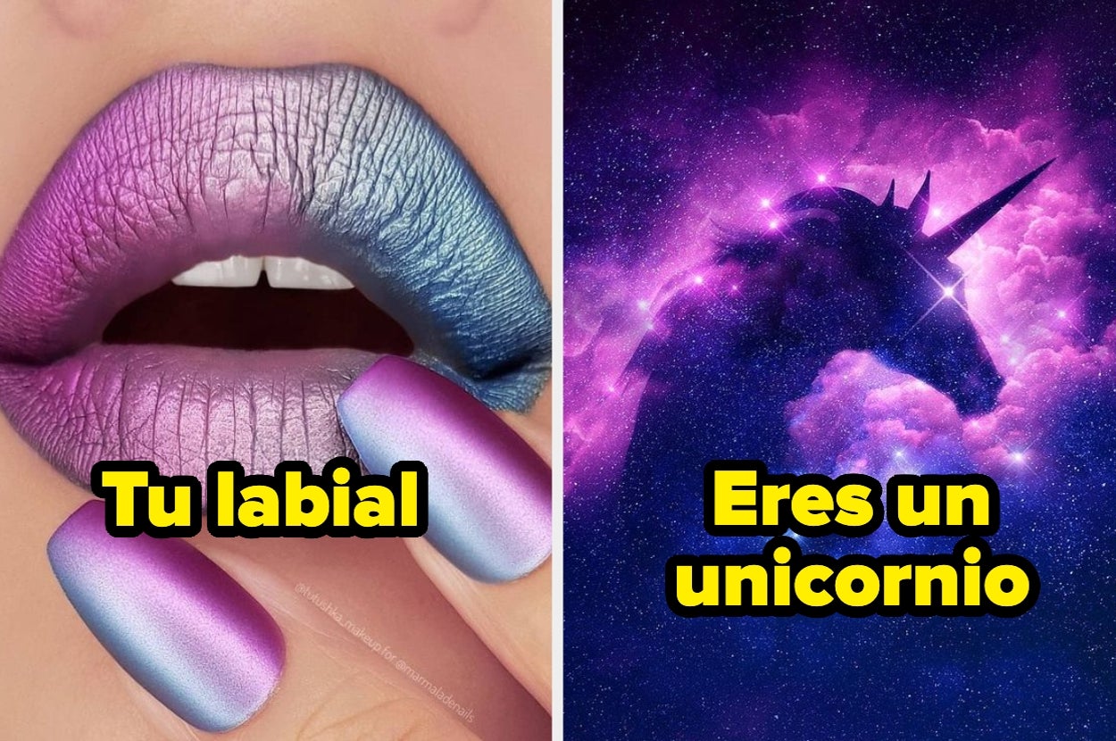 Elige entre muchos labiales de colores y te diré de qué criatura mágica ...