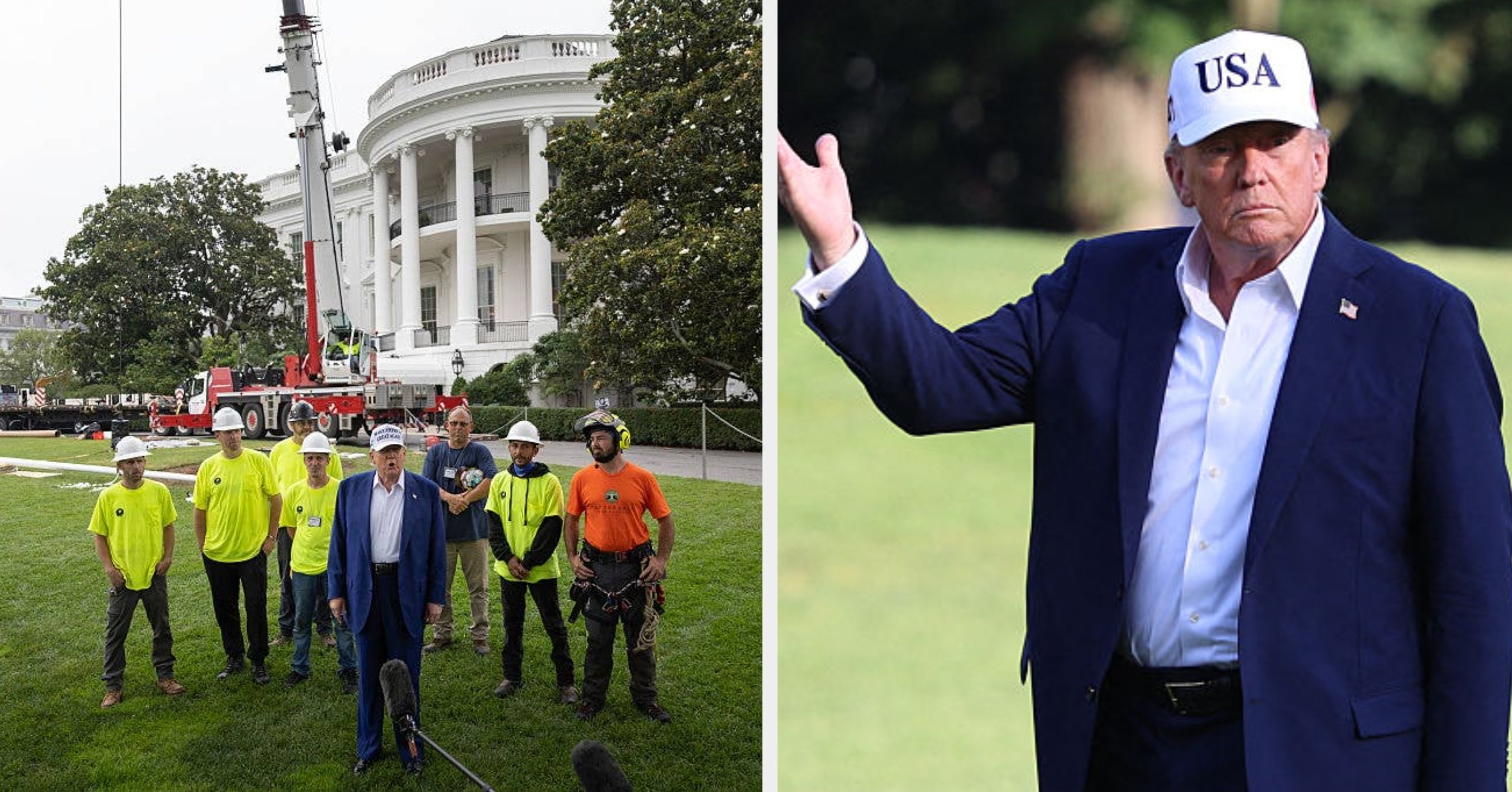 Here's What The White House Looks Like With Those New Gigantic American ...