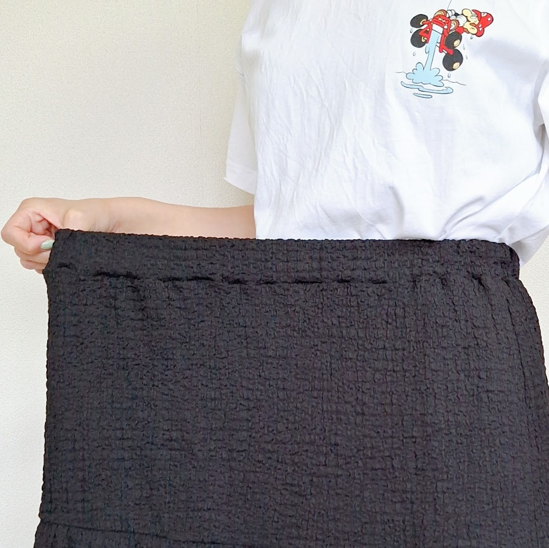 【coca】2490円の「楽ちんスカート」ふんわりシルエットがオシャレ！はくだけで脚が長く見える名品です！《着用レビュー》【画像・動画】