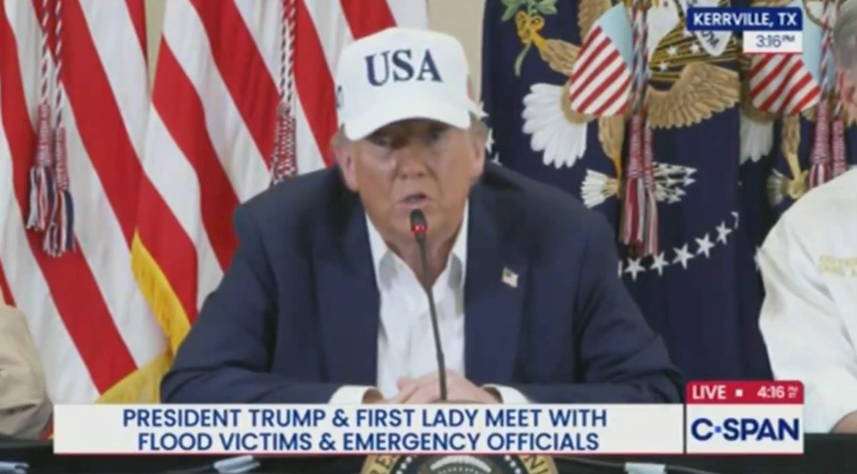 Donald Trump's Viral Comments On Texas's Late Flood Alerts