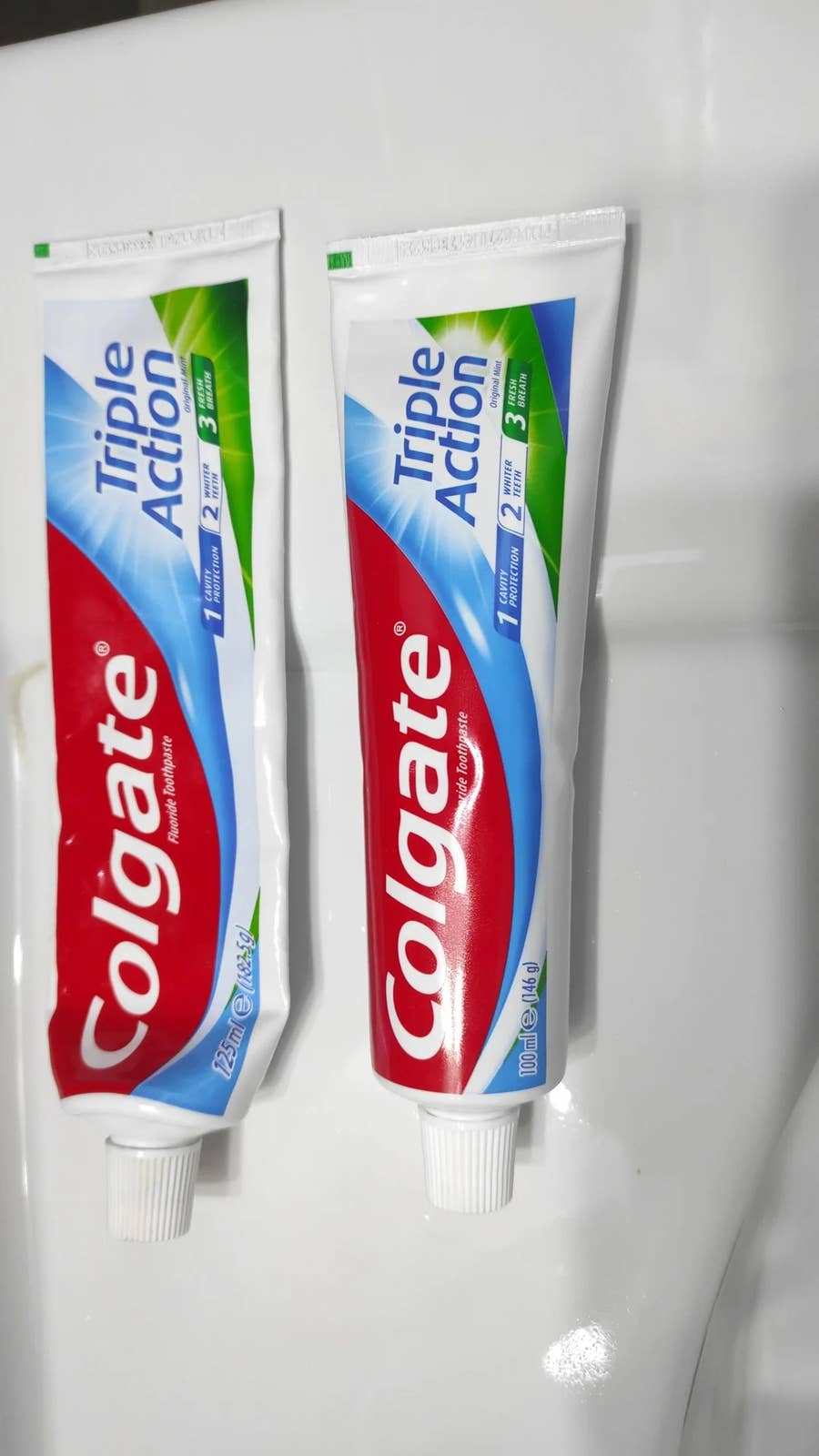 toothpaste tubes getting smaller