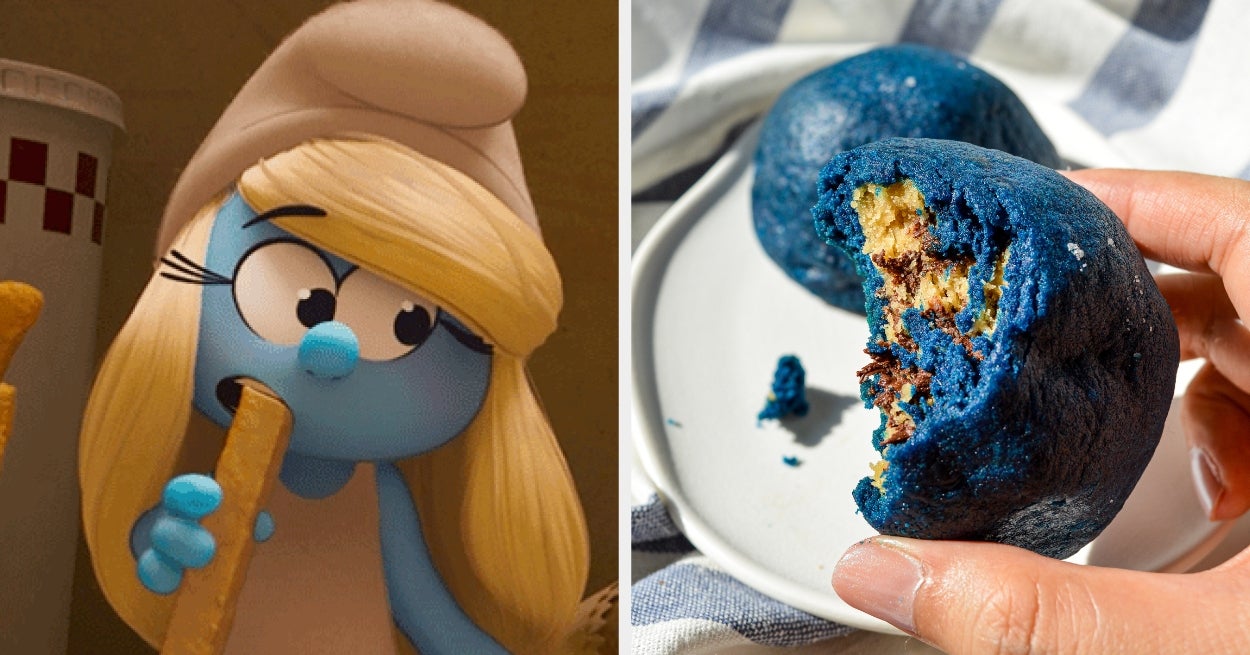 Eat Blue Foods To Find Your "Smurfs" BFF