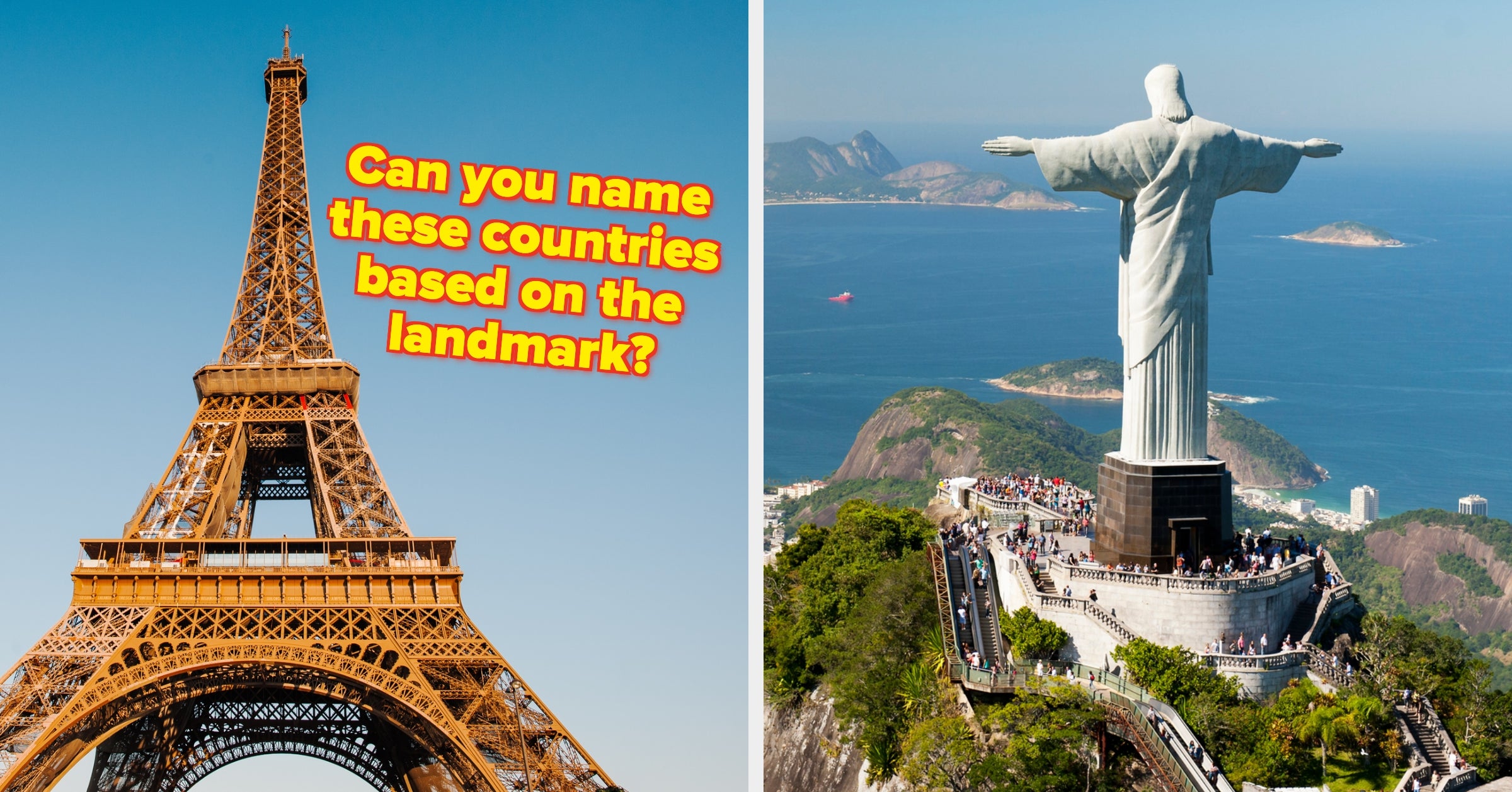 Can You Name These Countries Based On The Landmark?