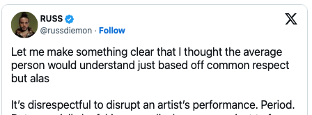 Russ Responds To Backlash For Not Accepting A Fan Gift