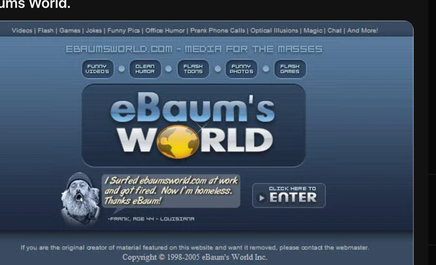 16 Early Internet Websites Only Millennials Remember
