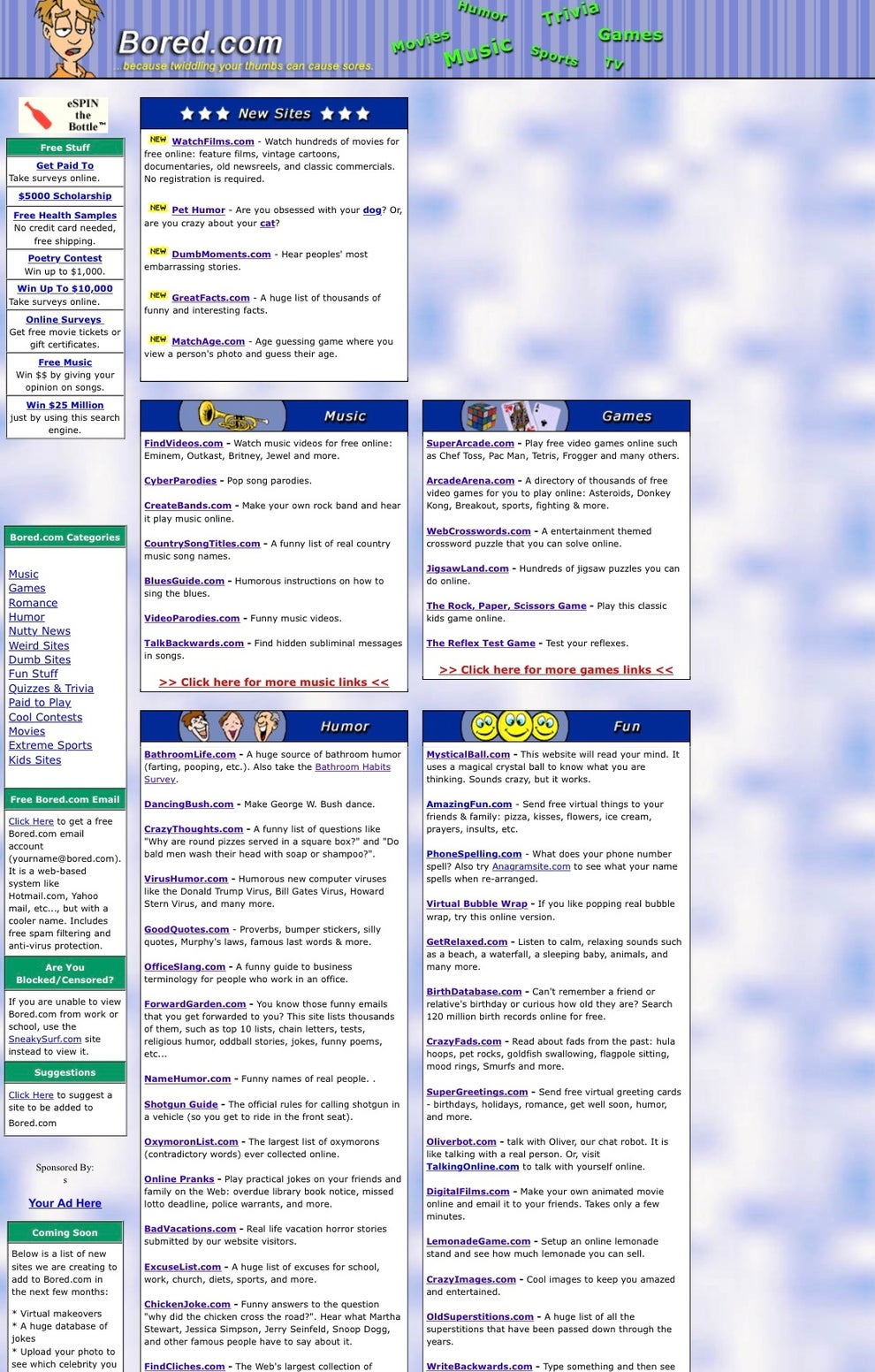 21 Forgotten Websites From The Early 2000s
