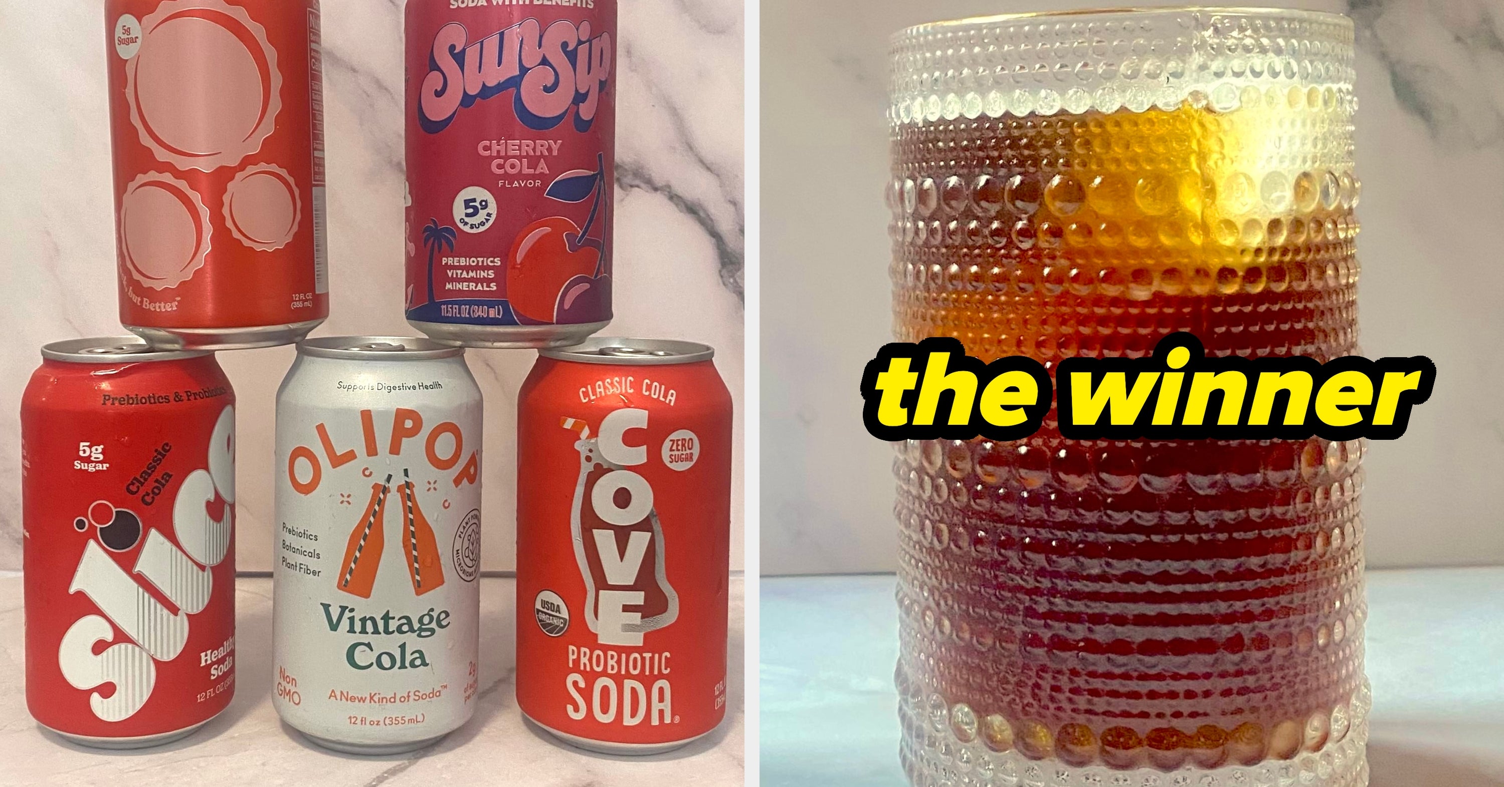 Gut-Healthy Prebiotic Sodas, Tested And Ranked