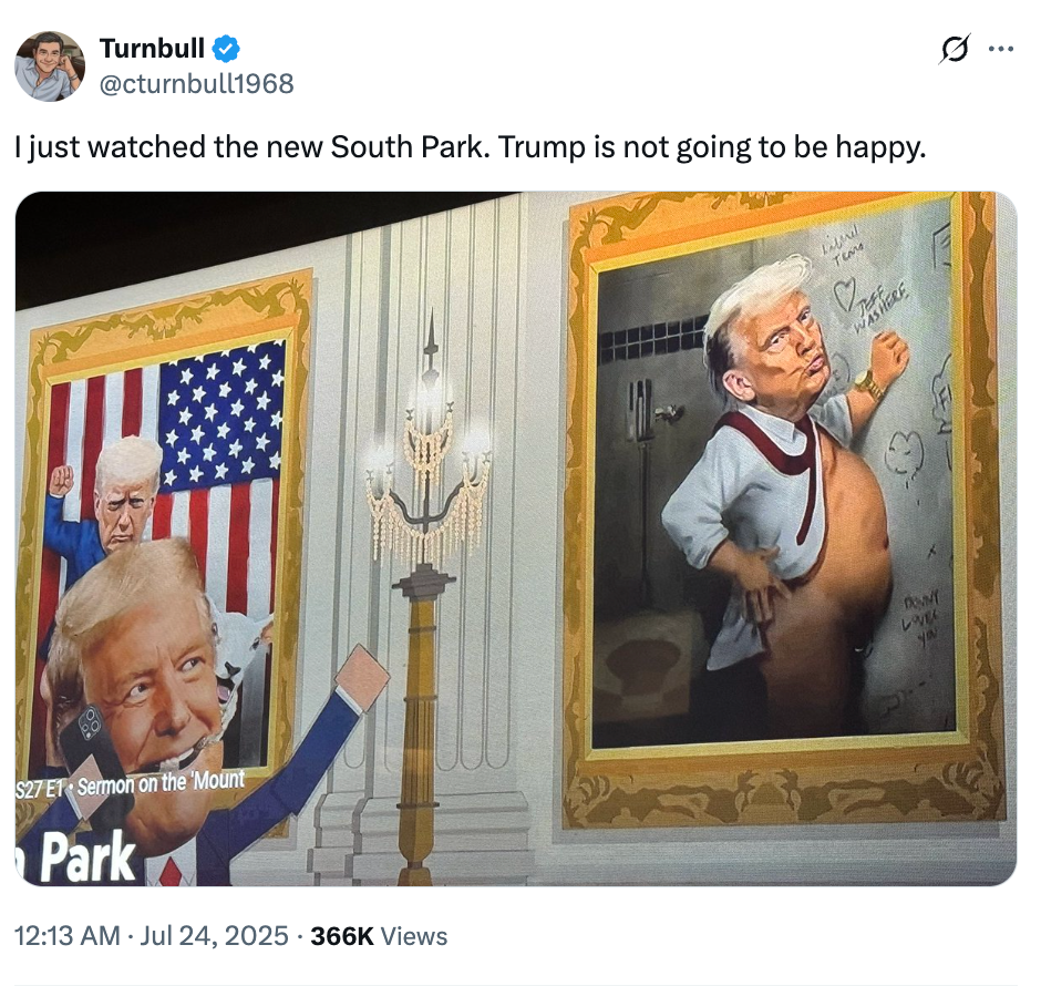 This Satan Scene In "South Park's" New Trump Episode Is Being Called ...