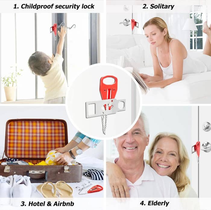 Keep Unwanted Visitors Out With This Portable Door Lock