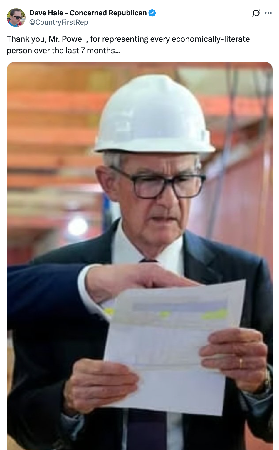 People Can’t Stop Laughing At Jerome Powell’s Face While Donald Trump Talks