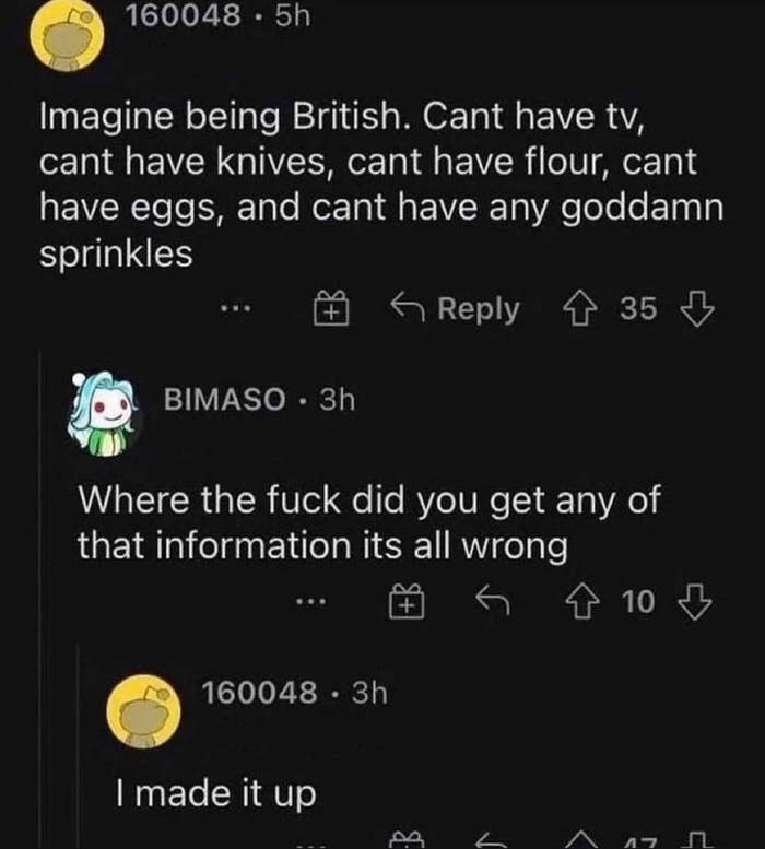 funny reply for comments