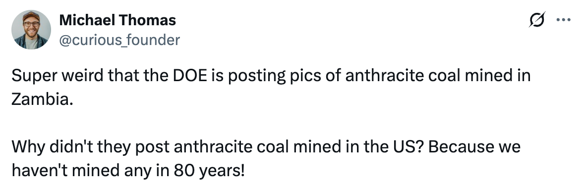 Energy Department Tweets She Is The Moment Coal Meme