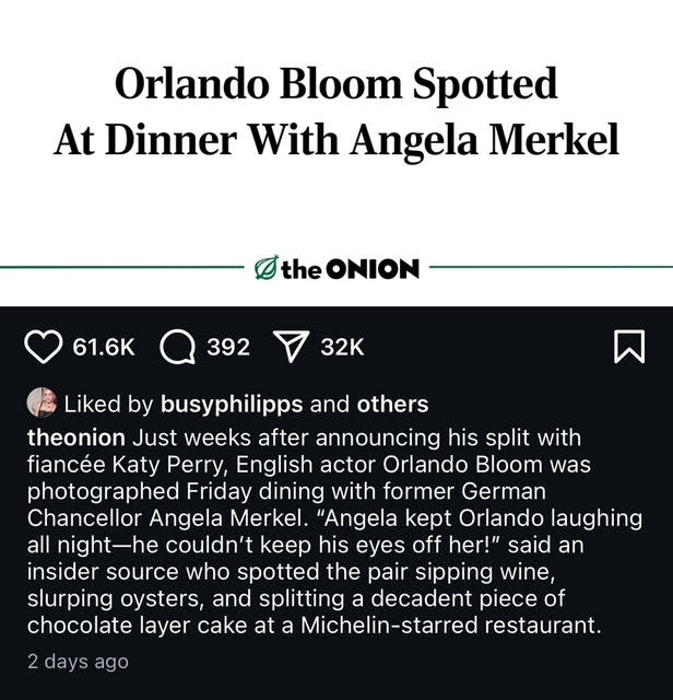 Orlando Bloom Reacts To Katy Perry And Justin Trudeau