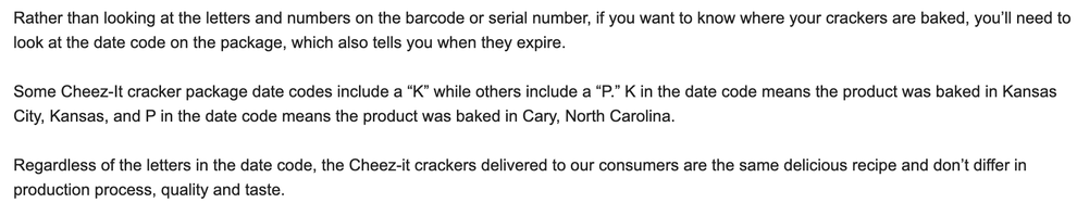 Do Cheez-Its Taste Different By Factory? I Found Out.