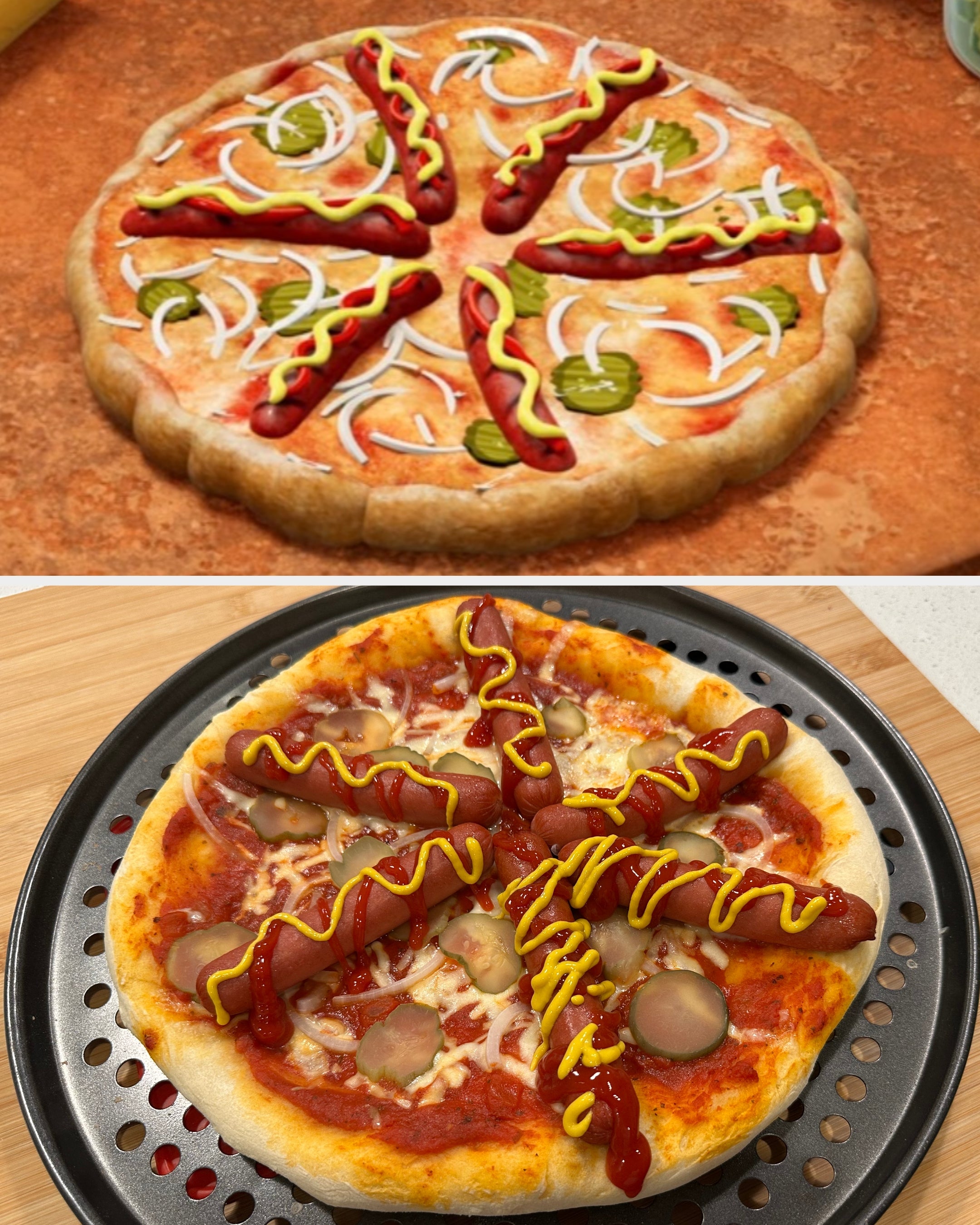 I Recreated This Unhinged Disney Cartoon Pizza
