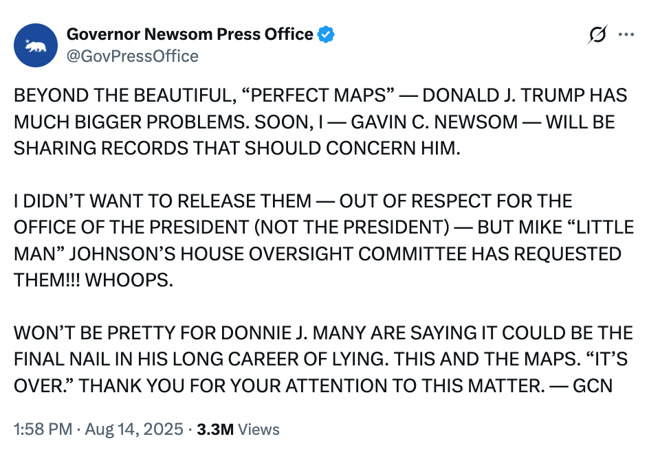Gavin Newsom's Trump-Like Tweeting Has A Surprisingly Logical Explanation