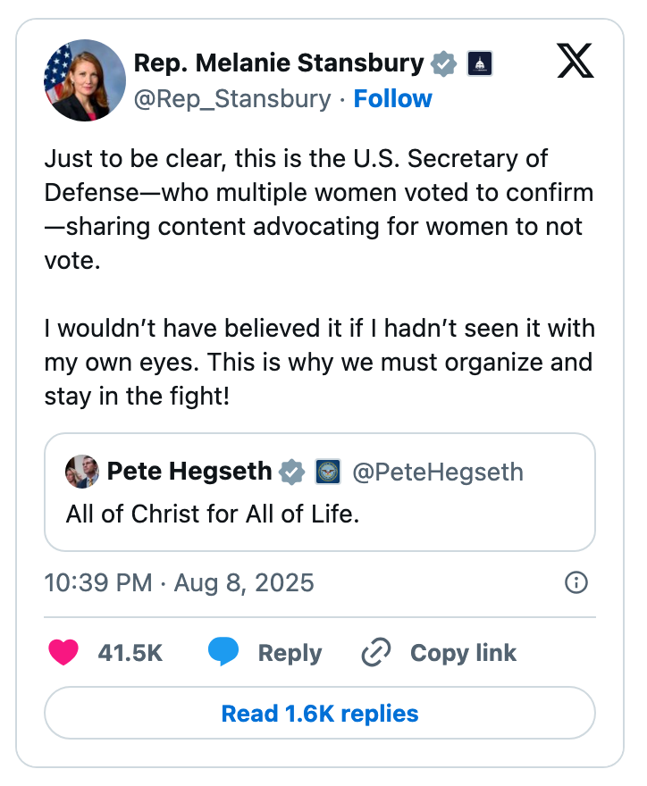 Best Political Tweets 8-16-2025