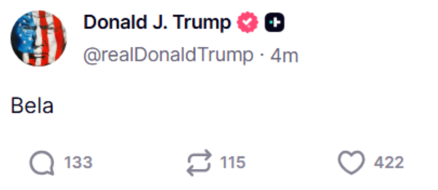 Gavin Newsom Is Roasting Donald Trump For That Bizarre "Bela" Post