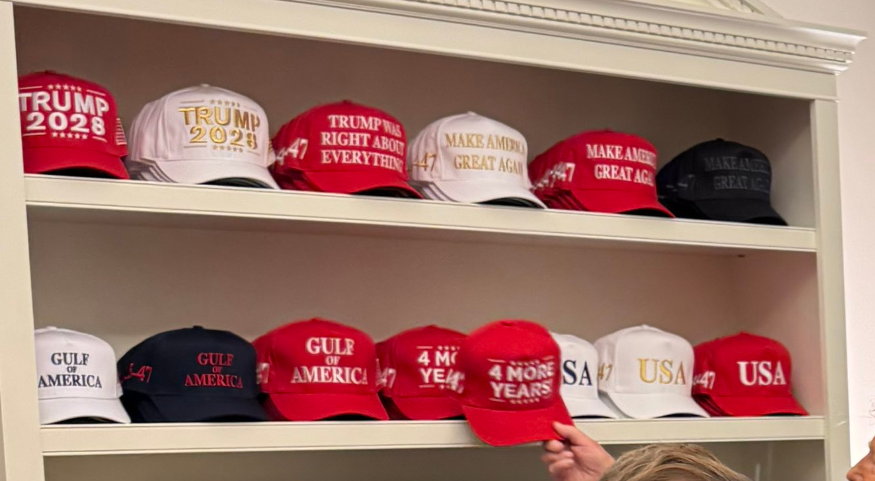 Donald Trump Turned Part Of The White House Into A "MAGA Gift Shop"