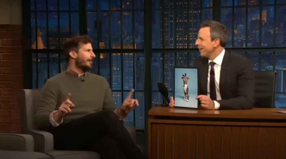 Andy Samberg's Feud With Seth Meyers's Dog Frisbee Explained