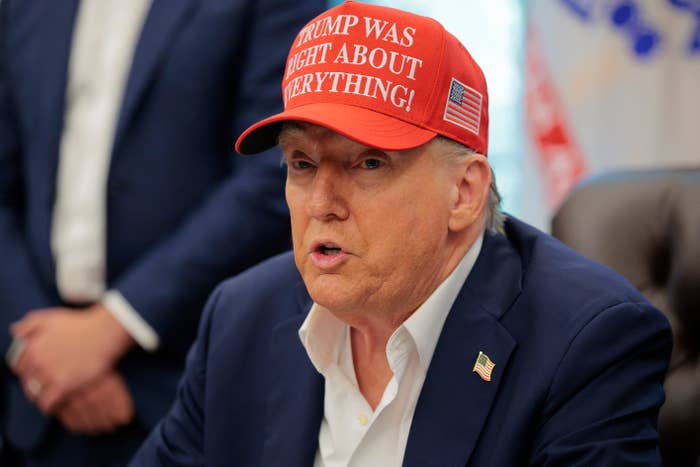 Leavitt Responds To Trump's Apparent New Hand Bruise