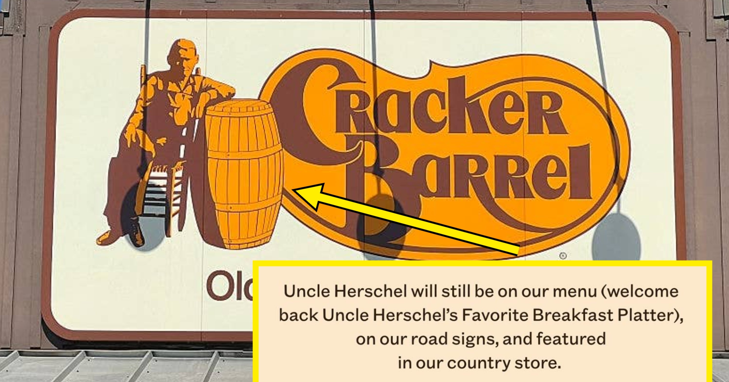 Fans Reject Cracker Barrel's Response To Logo Change