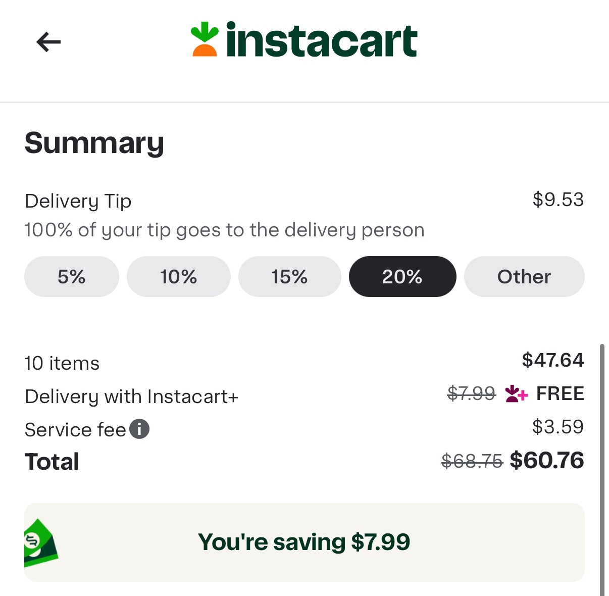 Tasty App Now Offers Instacart Grocery Shopping