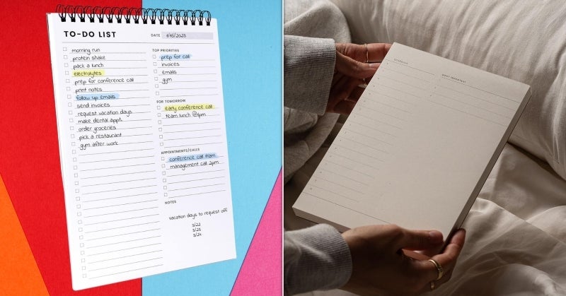 These To-Do Lists And Notebooks Will Tidy Up Your Life — And They're ...