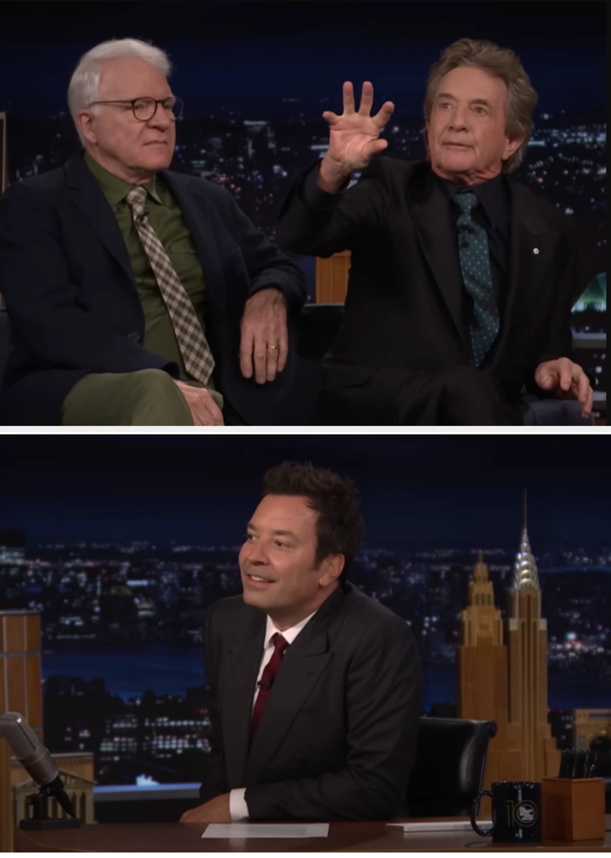 Martin Short, Steve Martin Roast Jimmy Fallon Over Greg Gutfeld