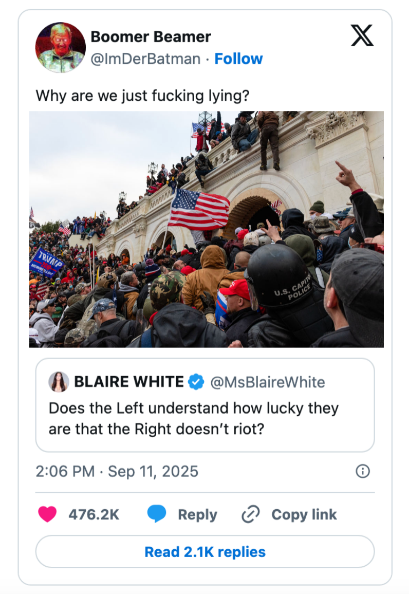 Best Political Tweets 9-12-2025