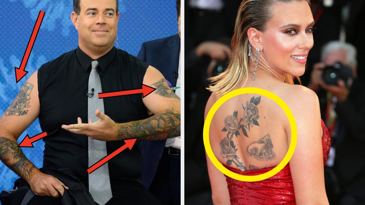 carson daly tattoos