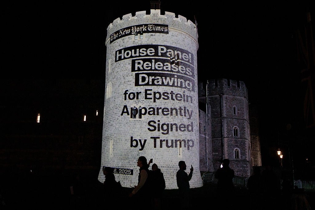 The UK Greeted Donald Trump With A Light Show He Likely Didn't Appreciate