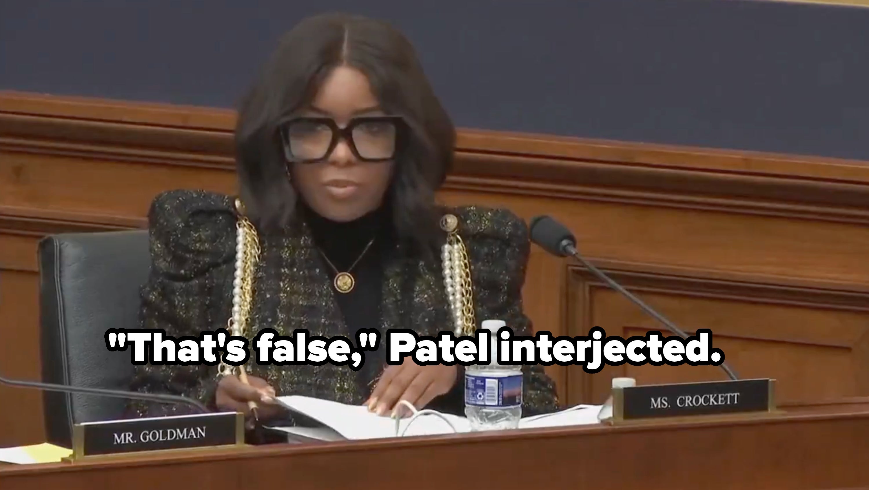 Jasmine Crockett's Viral Shade At Kash Patel Goes Viral