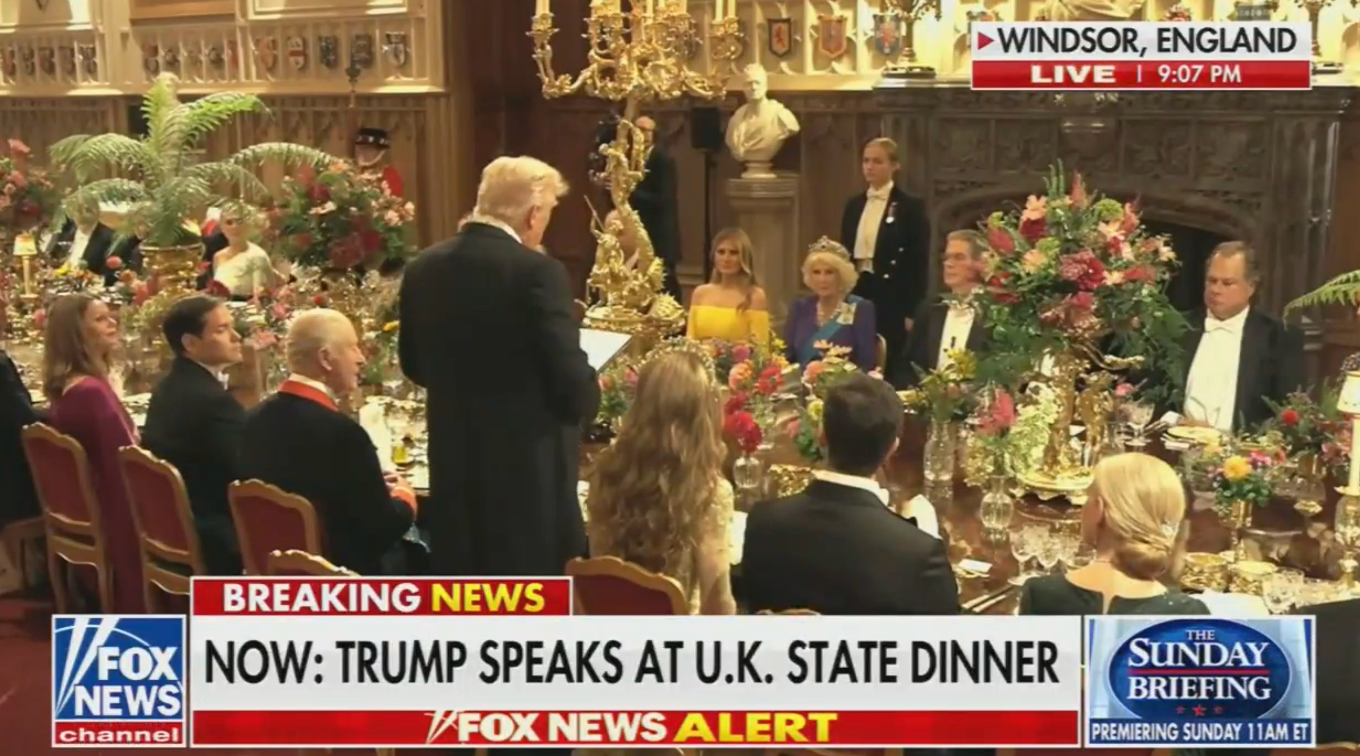 Trump's UK State Dinner Speech Is Going Viral